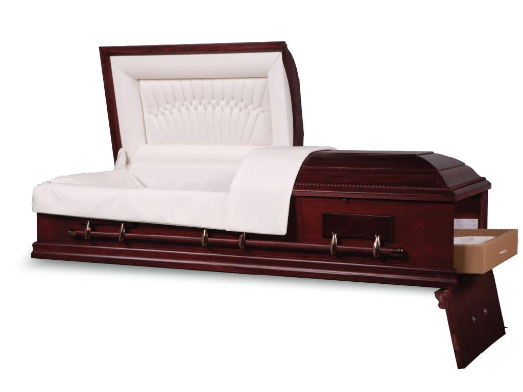Encore™ Ceremonial Rental Casket – Solid Hardwood Rental Casket ...